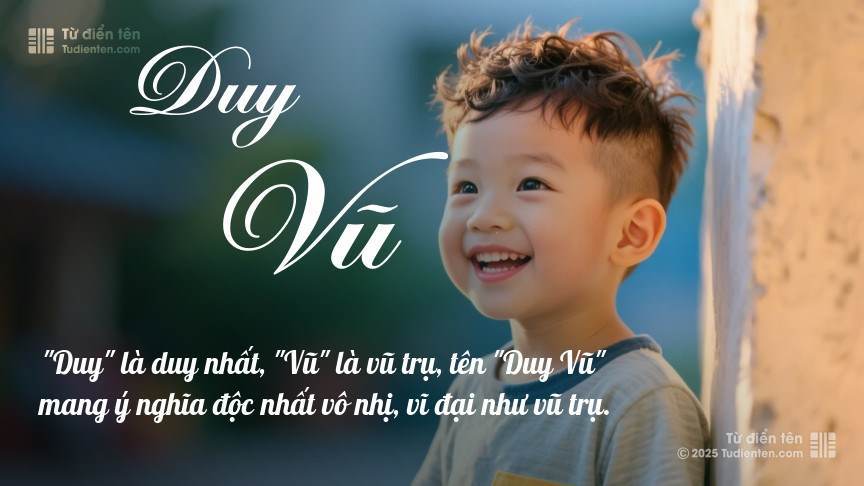 Tên Duy Vũ: Ý nghĩa, Phân tích, Phong thủy và Thần số học