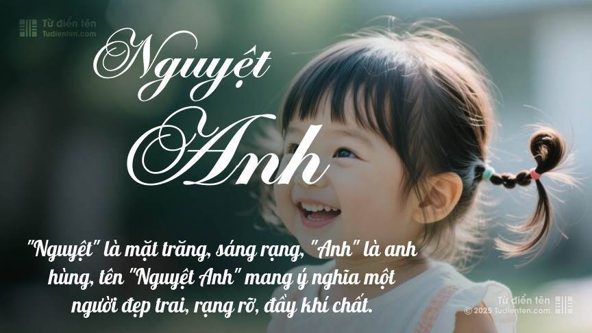 Tên Nguyệt Anh: Ý nghĩa, Phân tích, Phong thủy và Thần số học
