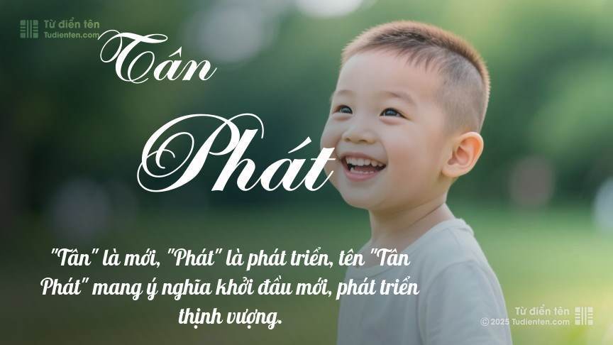 Tên Tân Phát: Ý nghĩa, Phân tích, Phong thủy và Thần số học