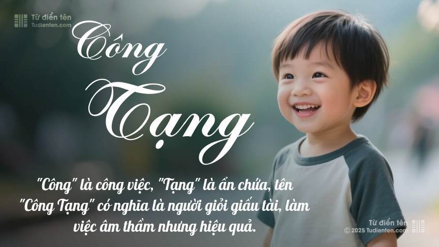 Tên Công Tạng: Ý nghĩa, Phân tích, Phong thủy và Thần số học