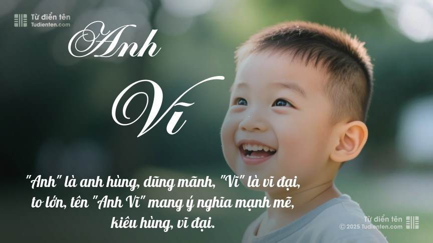 Tên Anh Vĩ: Ý nghĩa, Phân tích, Phong thủy và Thần số học