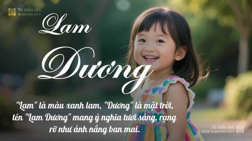 Tên Lam Dương: Ý nghĩa, Phân tích, Phong thủy và Thần số học