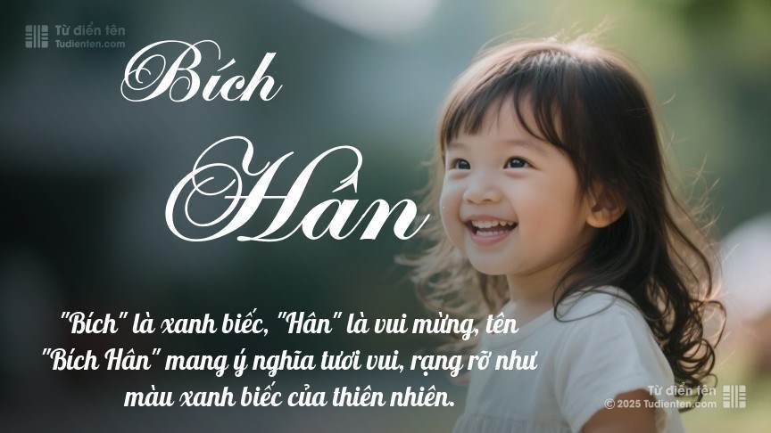 Tên Bích Hân: Ý nghĩa, Phân tích, Phong thủy và Thần số học