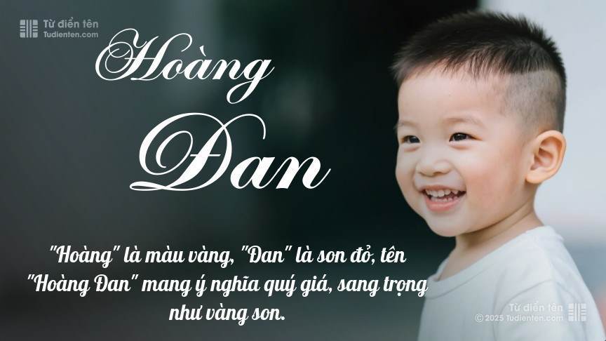 Tên Hoàng Đan: Ý nghĩa, Phân tích, Phong thủy và Thần số học