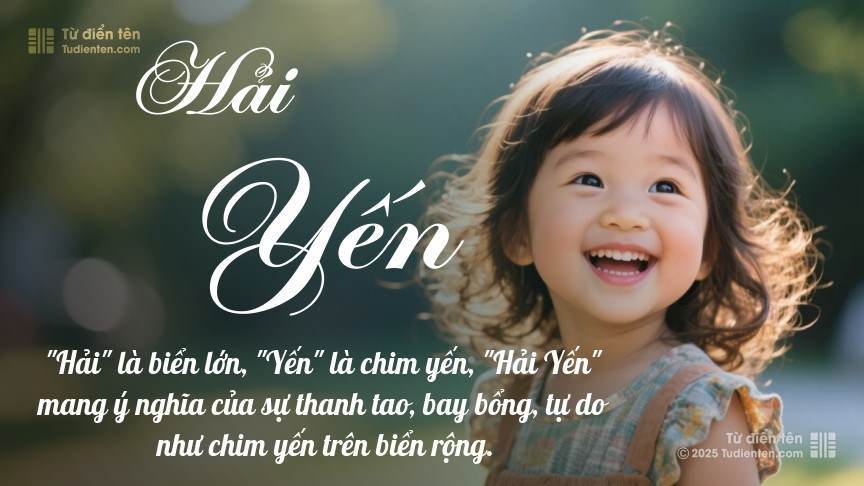 Tên Hải Yến: Ý nghĩa, Phân tích, Phong thủy và Thần số học