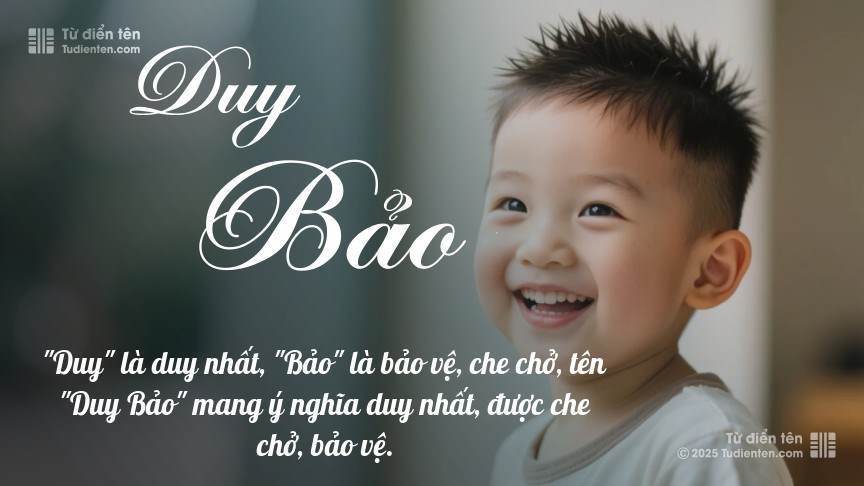 Tên Duy Bảo: Ý nghĩa, Phân tích, Phong thủy và Thần số học