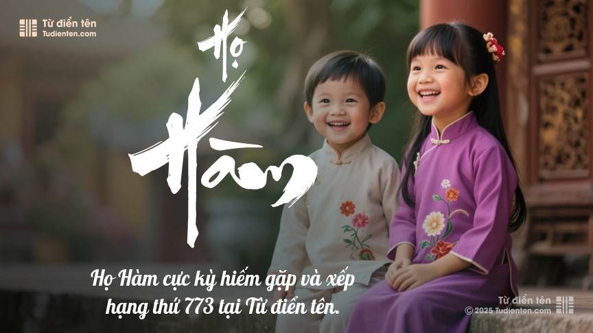 Tên con Gái họ Hàm 3 chữ Phổ Biến Nhất - Gợi ý tên Đẹp & Hay