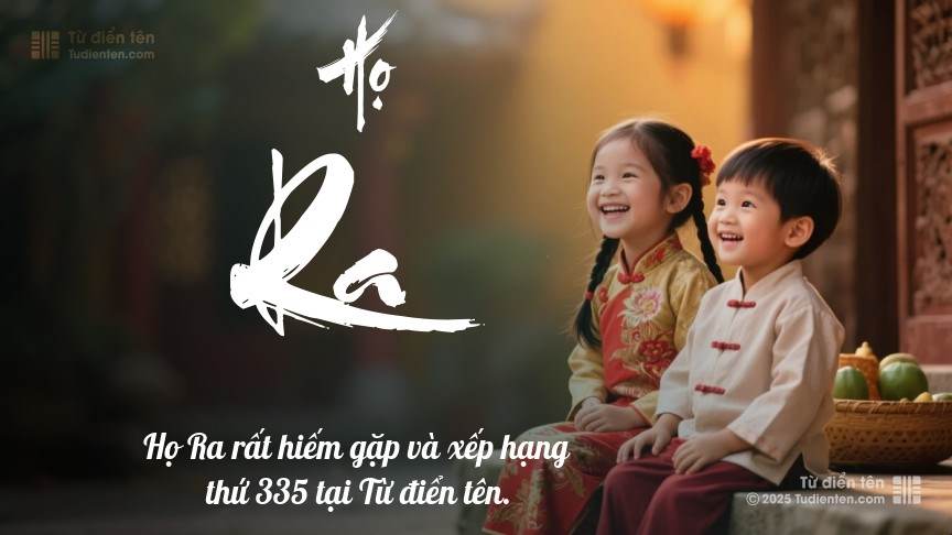 Tên con Gái họ Ra 3 chữ Phổ Biến Nhất - Gợi ý tên Đẹp & Hay